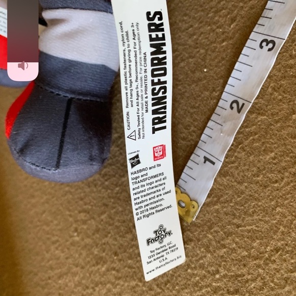 Hasbro | Toys | Nwt Large 1 Transformer Magatron Robot Plush Toy Grey ...